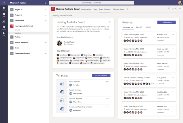 Board Connect Features